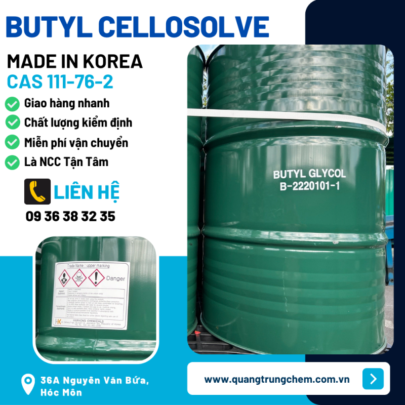 Butyl Cellosolve Solvent (BCS) | BCE Cas No. 111-76-2