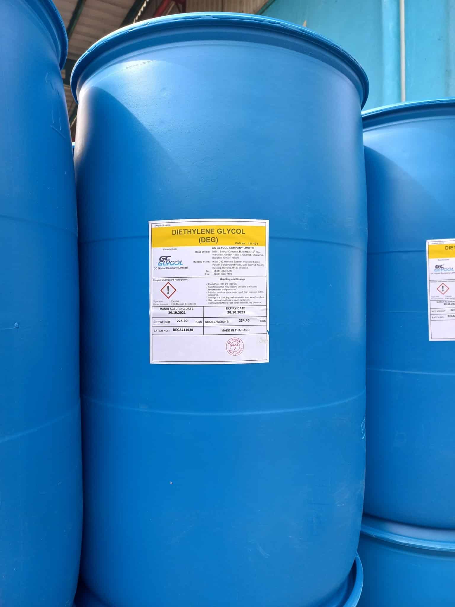 Diethylene glycol 225KG | DEG CAs No. 111-46-6